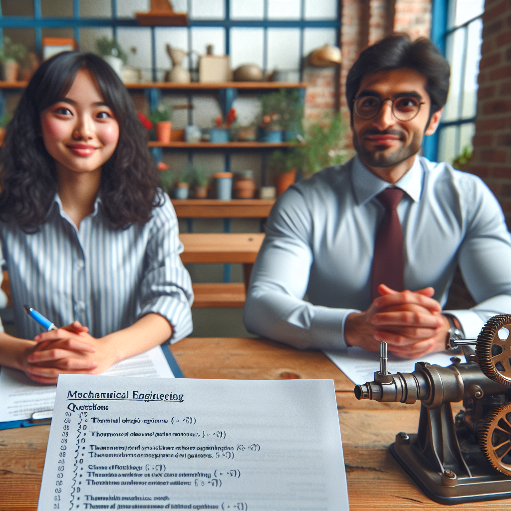 Mechanical Engineering Interview Question Generator